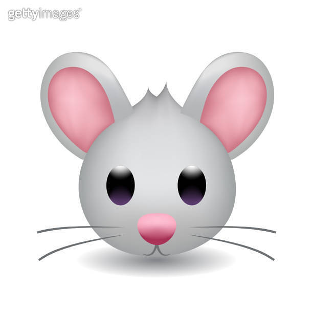 Mouse Head vector emoji illustration 이미지 (1389463171) - 게티이미지뱅크