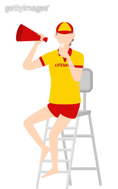 Female lifesavers in poses, Whistle from the watchtower (1395086604 ...