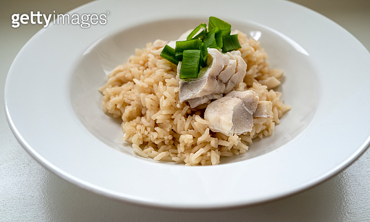 Tai Meshi Japanese special occasion dish with fish, rice, dashi, soy ...