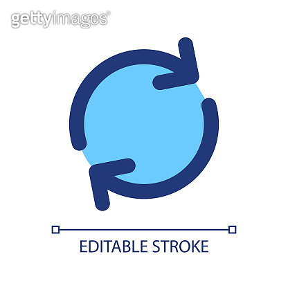 Synchronization pixel perfect RGB color ui icon 이미지 (1409767516) - 게티이미지뱅크