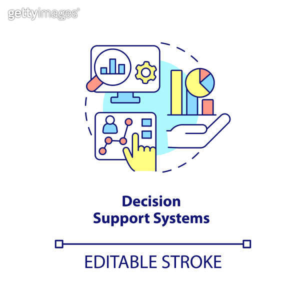 Decision support systems concept icon 이미지 (1392309389) - 게티이미지뱅크