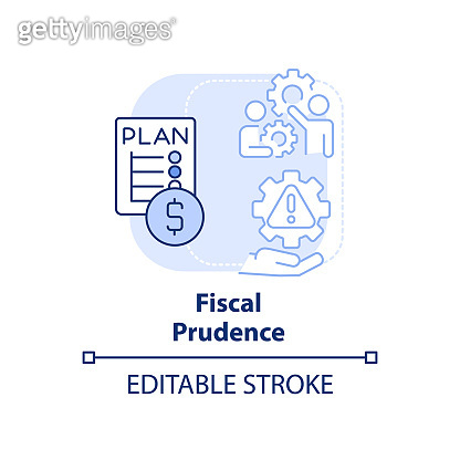 Fiscal prudence light blue concept icon (1399349703) 일러스트, 무료 일러스트, 아이콘 ...