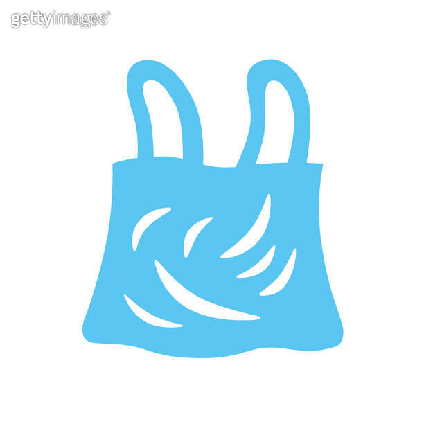 Disposable plastic bag icon 이미지 (1368291989) - 게티이미지뱅크