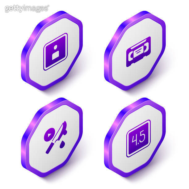 Set Isometric Play Video, VHS video cassette tape, Thriller movie and ...