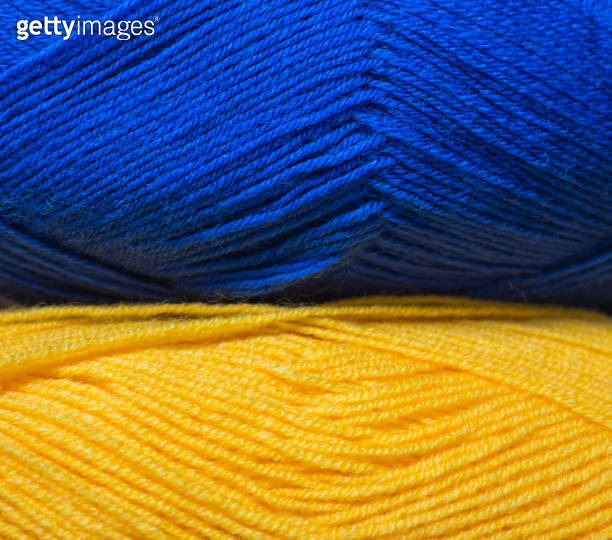 Ukrainian national colors. Ukraine patriotism. Blue and yellow colors ...