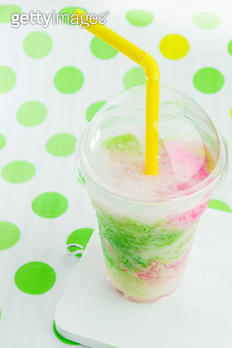 Thai dessert : Ruam-mit is assortimen, mix fruits, truffle or water ...