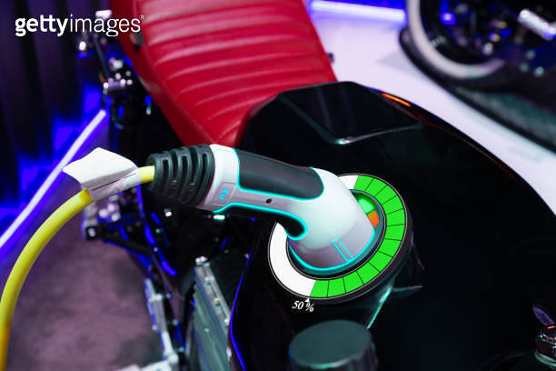 Electric motorcycle charging with graphical user interface, Future ...
