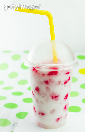 Thai dessert : Ruam-mit is assortimen, mix fruits, truffle or water ...