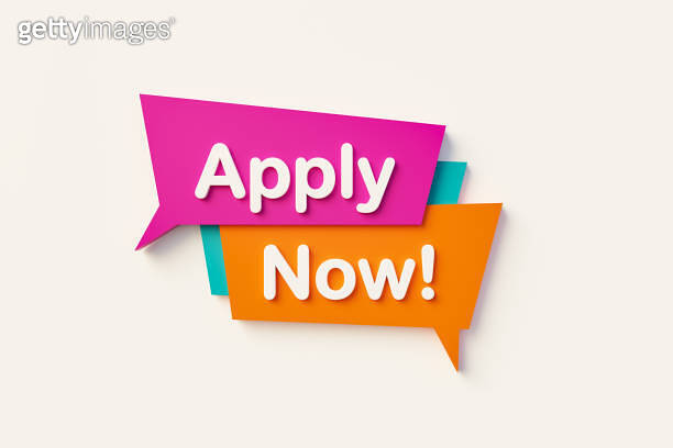 Apply now! Speech bubble in orange, blue, purple and white text. 이미지 ...