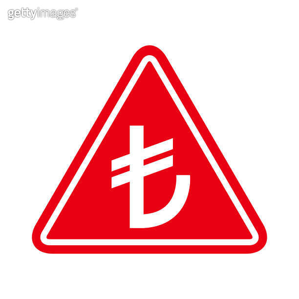 Turkish lira money icon, tl financial business sign, cash economy ...