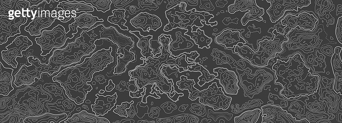 Contour map. Topographic texture with topo lines of relief, abstract ...