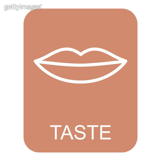 Human anatomy flat mouth icon, taste health organ vector illustration ...