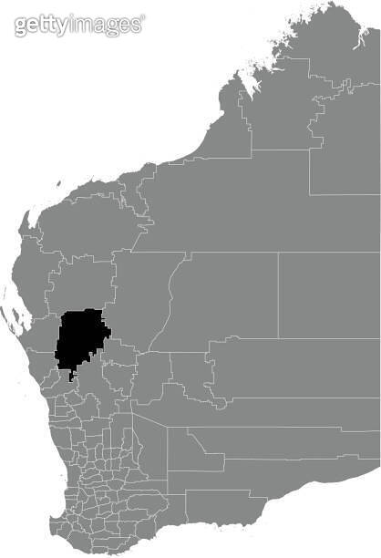 Locator map of the SHIRE OF MURCHISON, WESTERN AUSTRALIA (1373473046 ...