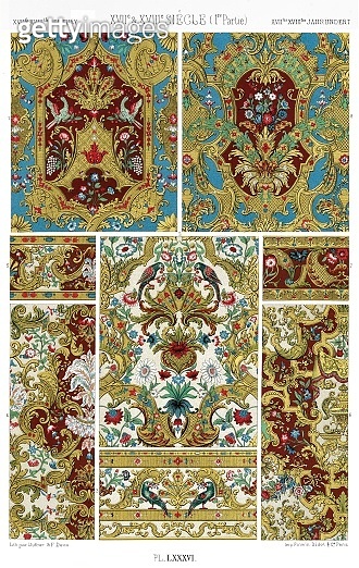 Seventeenth and Eighteenth Centuries - Gilded Leathers and Borders Of ...