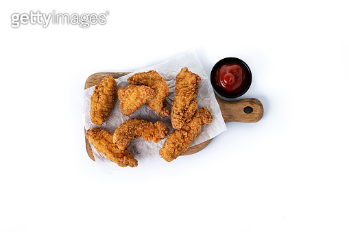 Crispy Kentucky fried chicken in box (1412632332) - 게티이미지뱅크