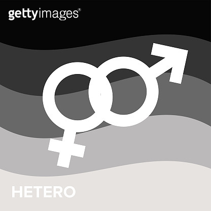 Signs of gender. Icon of sexual orientation. Icon and notation for the ...
