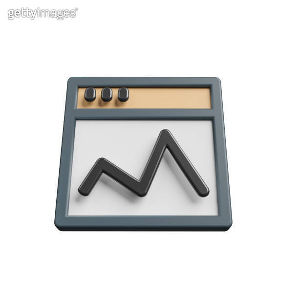 bottom view browser window 3d icons render illustration 이미지 (1392080996 ...