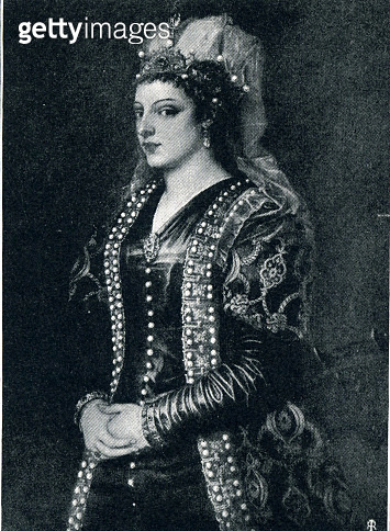 Catherine Cornaro paitning portrait by Titian 15th century (1431116893 ...