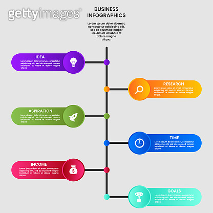 Timeline Business infographic template vector with icons and 6 options ...