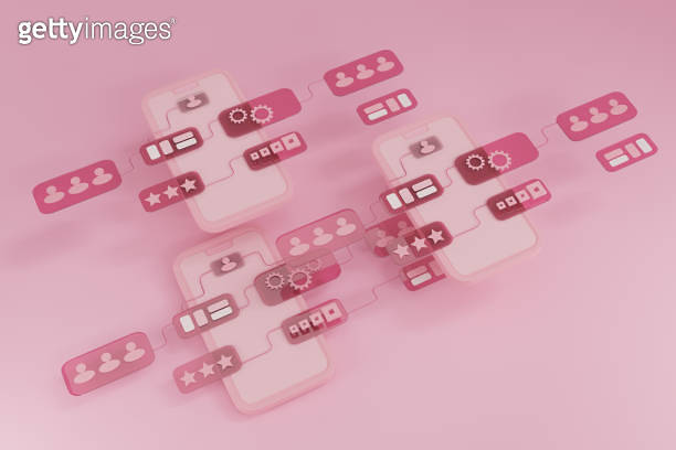 Designer data process development data prototype interface flow chart smartphone application ...