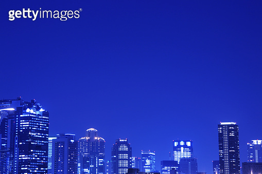Night view of Kita Ward, Osaka 이미지 (1427477595) - 게티이미지뱅크
