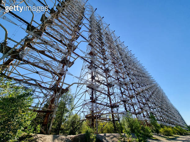Secret Soviet Radar 'DUGA-1', called a woodpecker hidden in the forest ...