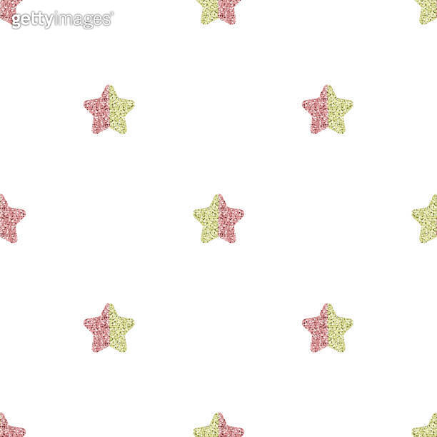 seamless twotone star glitter pattern on white background , wink vector ...
