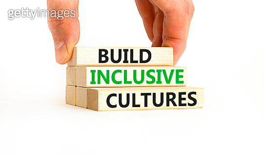 Build inclusive cultures symbol. Concept words Build inclusive cultures ...