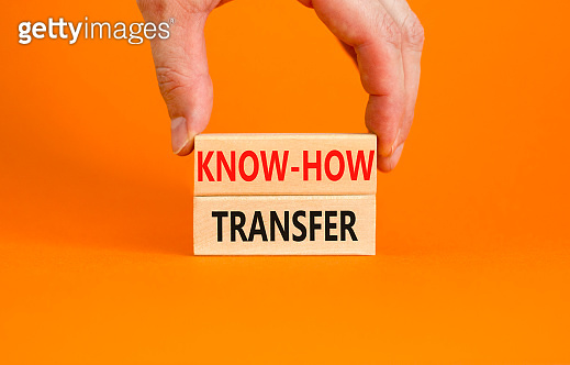 Know-how transfer symbol. Concept words Know-how transfer on wooden ...