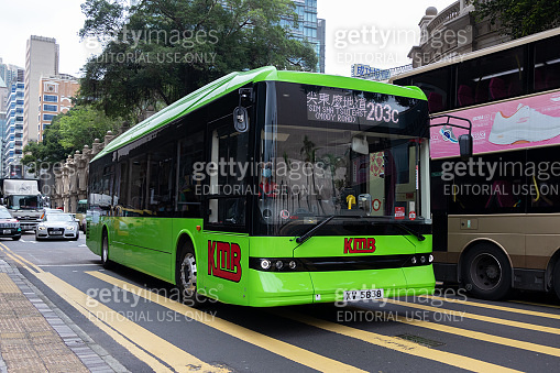BYD B12A 12-meter single-deck electric bus in Hong Kong 이미지 (1402660587 ...