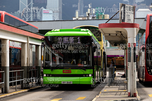 BYD B12A 12-meter single-deck electric bus in Hong Kong (1402660544 ...