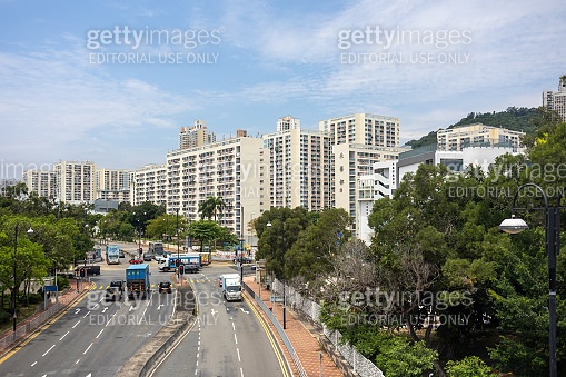 Wo Che Estate in Sha Tin, New Territories, Hong Kong (1395907109) - 게티이미지뱅크