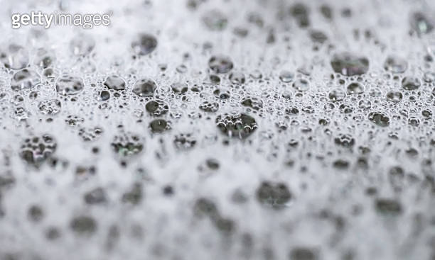 Close up texture of bubbles in water, hot tub hot tub or bath water ...