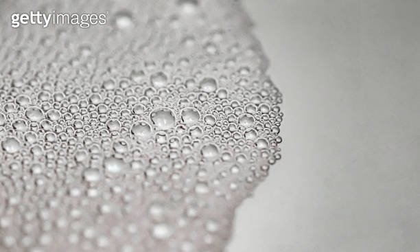 Close up texture of bubbles in water, hot tub hot tub or bath water ...