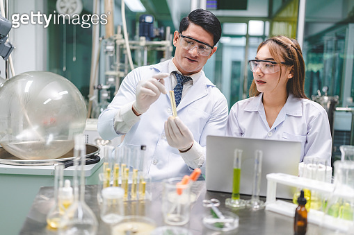 professional health care researchers working in life of medical science ...