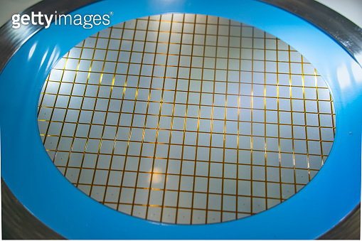 Silicon Wafers and Microcircuits with Automation system control ...