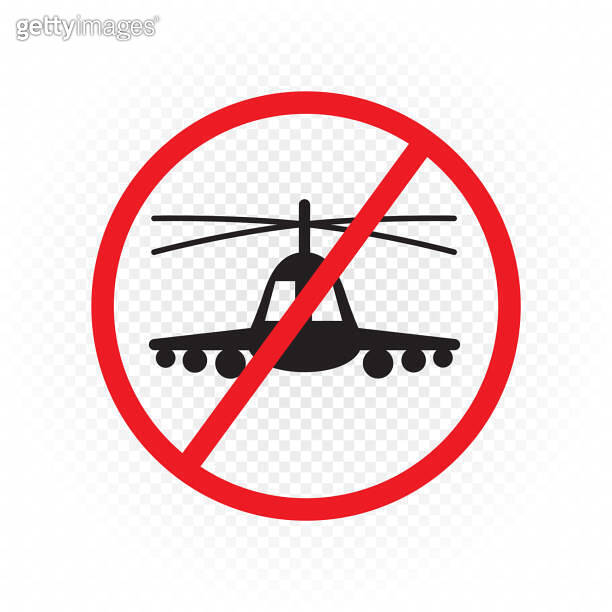 combat helicopters are not allowed to fly sign (1388732262) 일러스트, 무료 ...