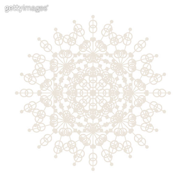 Mandala Symbol Lace Graphic Silhouette Icon Minimalist Abstract Pattern ...
