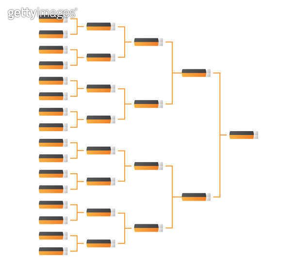 Templates of vector tournament brackets for 32 teams. Blank bracket ...
