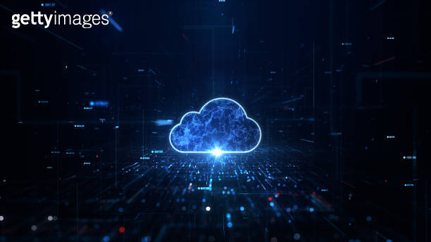 Digital Cloud Computing Cyber Security, Digital Data Network Protection, Future Technology ...