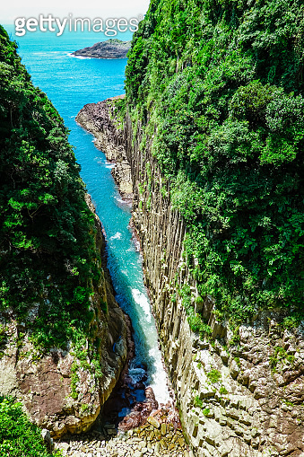 The "Umagase Observatory" where a 70m cliff rises 이미지 (1411213616) - 게티 ...