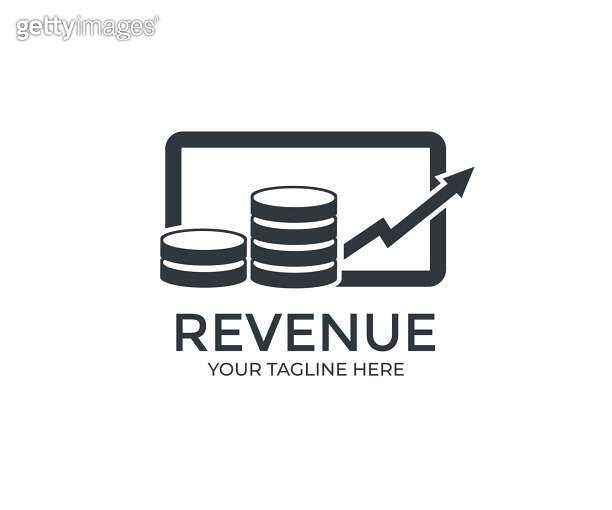 Money revenue graph. Concept of corporate business economy and ...