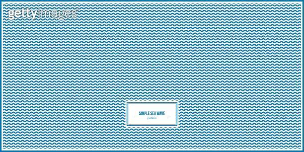 simple sea wave pattern with blue color 이미지 (1405196920) - 게티이미지뱅크
