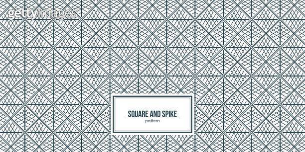 square pattern design combined with creative spike 이미지 (1369684195 ...