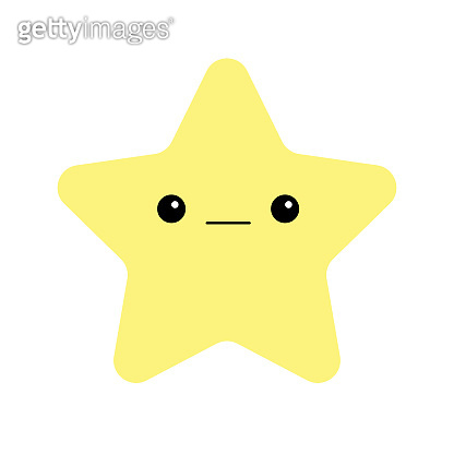 Starfish toy icon. Big eyes, claws. Cute cartoon kawaii funny baby ...