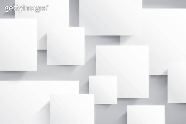 White empty squares, abstract composition. Vector design background 이미지 ...