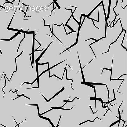Crack pattern seamless. fissure and rift background. fracture texture ...
