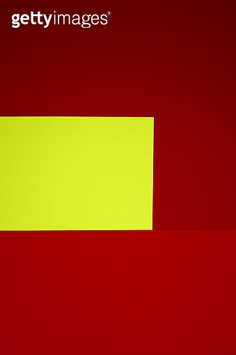abstract background with red and yellow papers 이미지 (1406302491) - 게티이미지뱅크