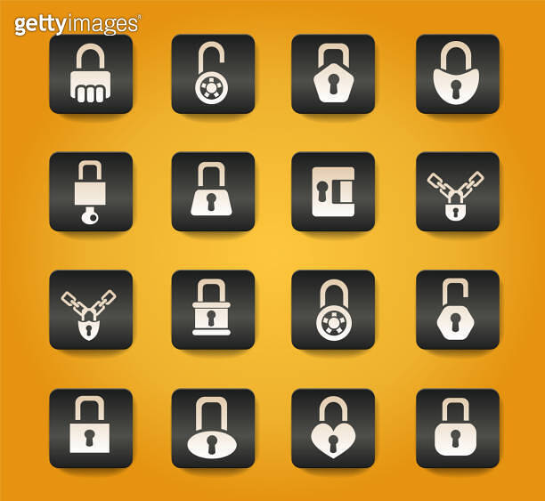 lock icons set 이미지 (1377347516) - 게티이미지뱅크