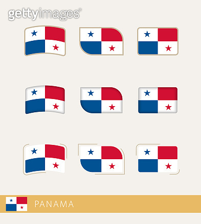 Vector flags of Panama, collection of Panama flags. (1399546708) - 게티이미지뱅크